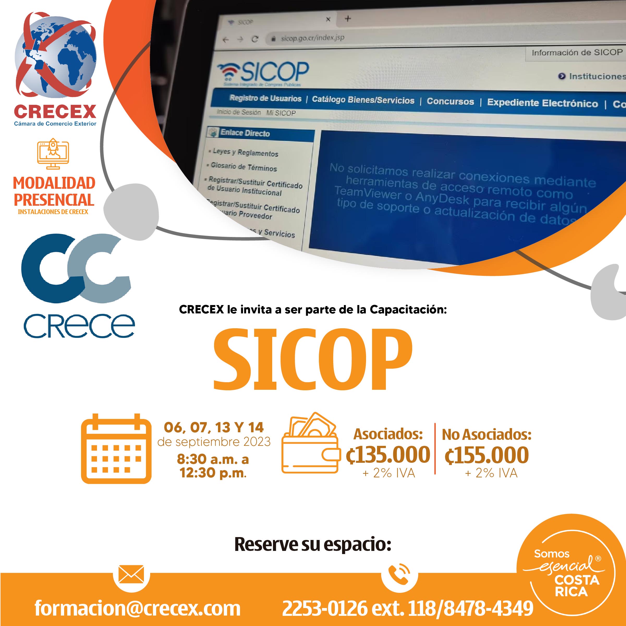 Capacitación SICOP – Cámara de Comercio Exterior de Costa Rica y de ...